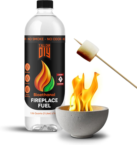 Bioethanol Fireplace Fuel 1 Liter - Bio Ethanol Fuel for Table Top Fire ...