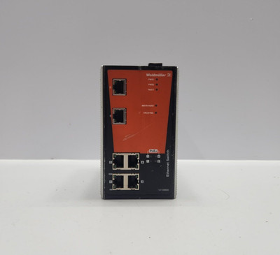 WEIDMULLER IE-SW-PL06M-2TX-4POE ETHERNET SWITCH MODULE 1241390000 REV 1 ...