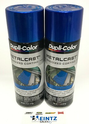 Duplicolor MC201-2 PK MetalCast BLUE Anodized Heat Resistant Coat -11oz ...