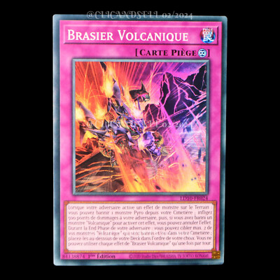 carte YU-GI-OH LD10-FR024 Brasier Volcanique SR | eBay