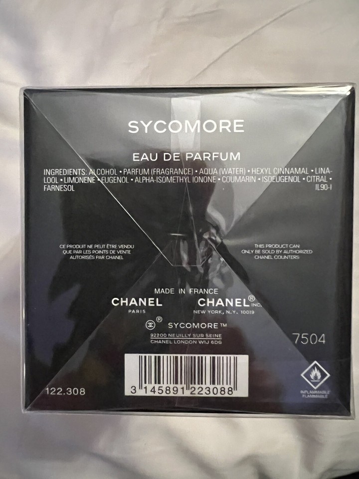 Limited Edition Chanel SYCAMORE EAU DE PARFUM | eBay