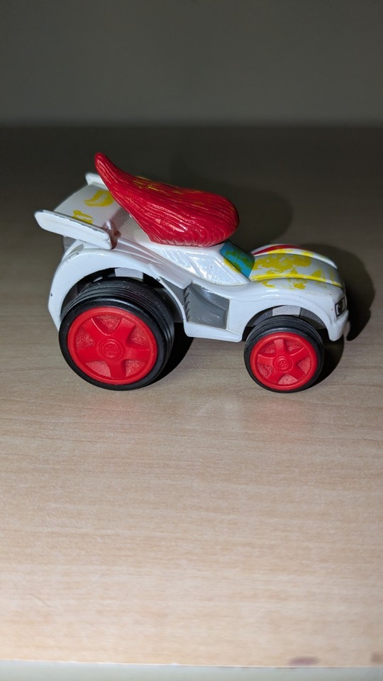 Blaze And The Monster Machines Speedrick White Diecast Race Car Mattel ...