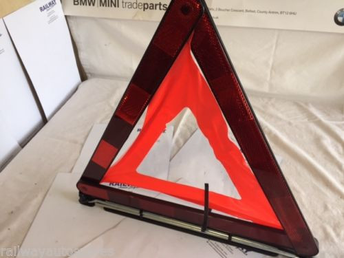 GENUINE BMW EMERGENCY SAFETY WARNING TRIANGLE E81 E87 E46 E60 1 3 5 7 ...