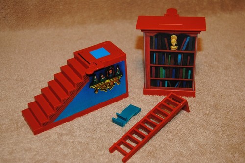 13 Dead End Drive Game Parts Bookcase Ladder Stairs Clip 1993 No.4410 ...