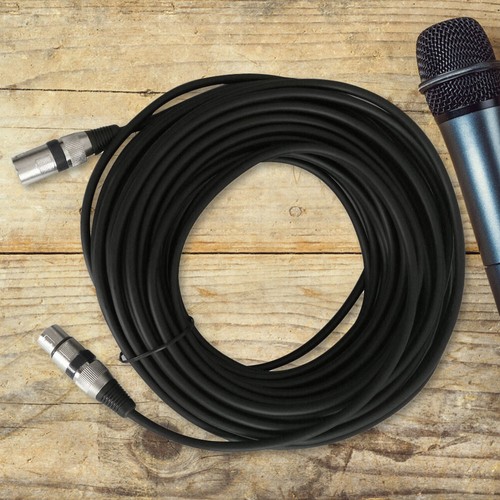 3-Pin XLR Mic Speaker Cable Fully Balanced Male To Female for Speaker ...