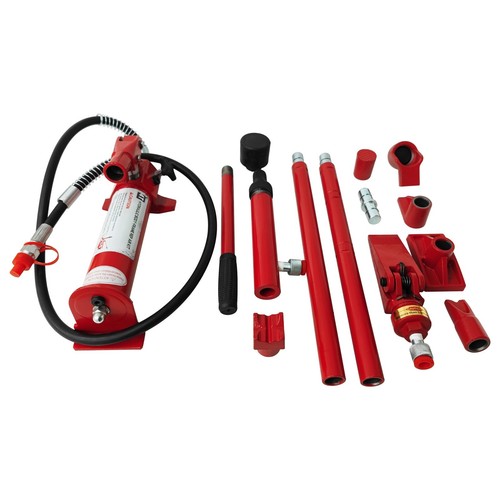 4 Ton Hydraulic Jack Car Repair Jack Tool Kit Auto Body Frame ...