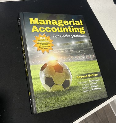 Managerial Accounting for Undergraduates by Scott Hobson, Theodore ...
