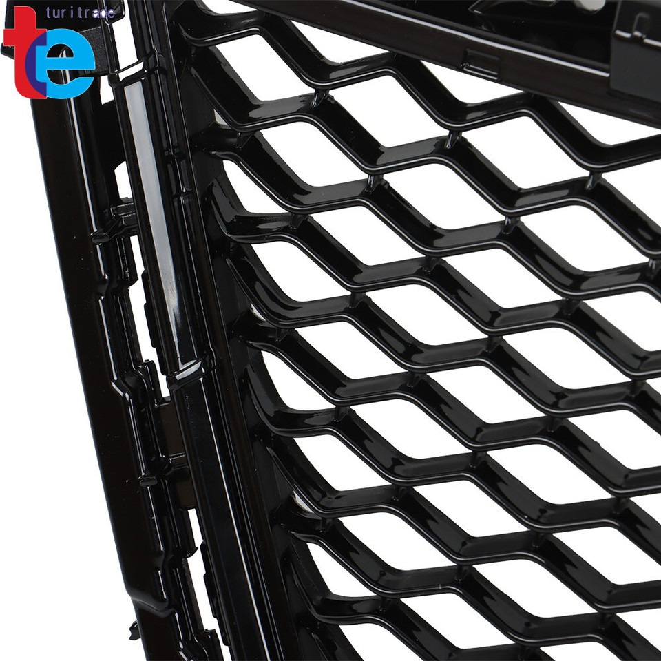 For 2016-2021 Cadillac XT5 Gloss Black Front Bumper Upper Mesh Grille ...