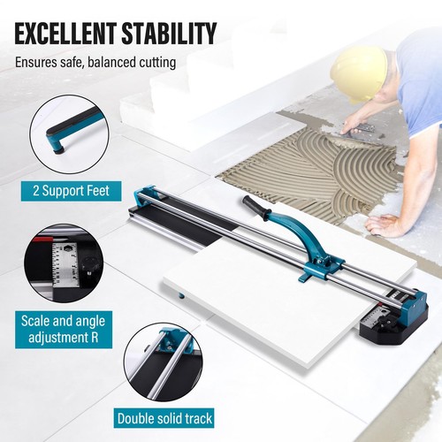 48" Professional Porcelain Ceramic Floor Manual Tile Cutter W/ Laser ...