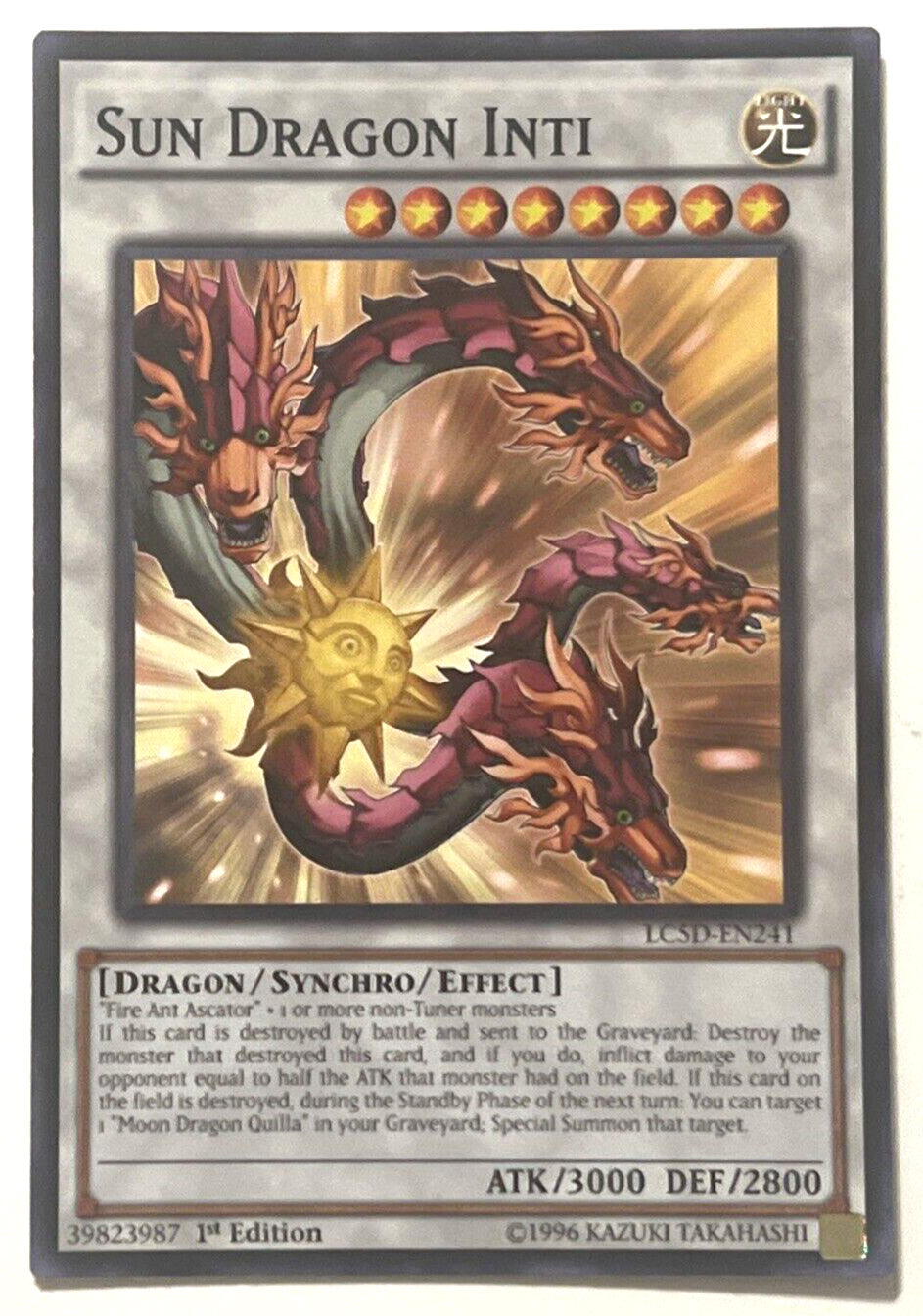 YuGiOh! - Sun Dragon Inti - Common | eBay