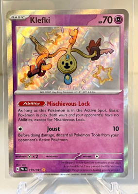 Pokémon TCG Klefki 159/091 Paldean Fates | eBay