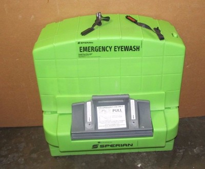 SPERIAN FENDALL PURE FLOW 1000 2 CARTRIDGE SALINE EMERGENCY EYEWASH ...