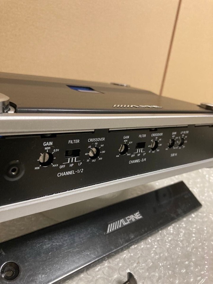 Alpine PDX-5 Car Audio Digital Power Amplifier 150W x 4ch.+600W x 1ch ...