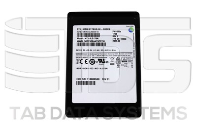 EMC Isilon 005052278 1.6TB 2.5" 6Gbps SAS SSD 118000539-01 for F800 ...