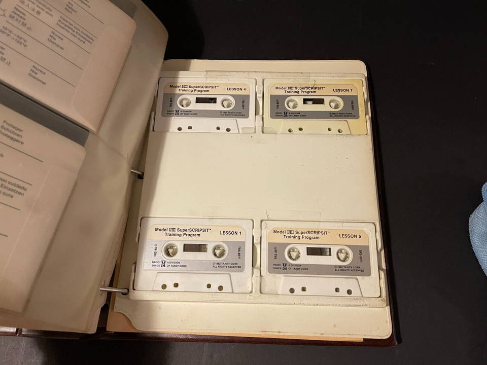 Radio Shack TRS-80 Model III Software Set in (11) Binders Vintage ...