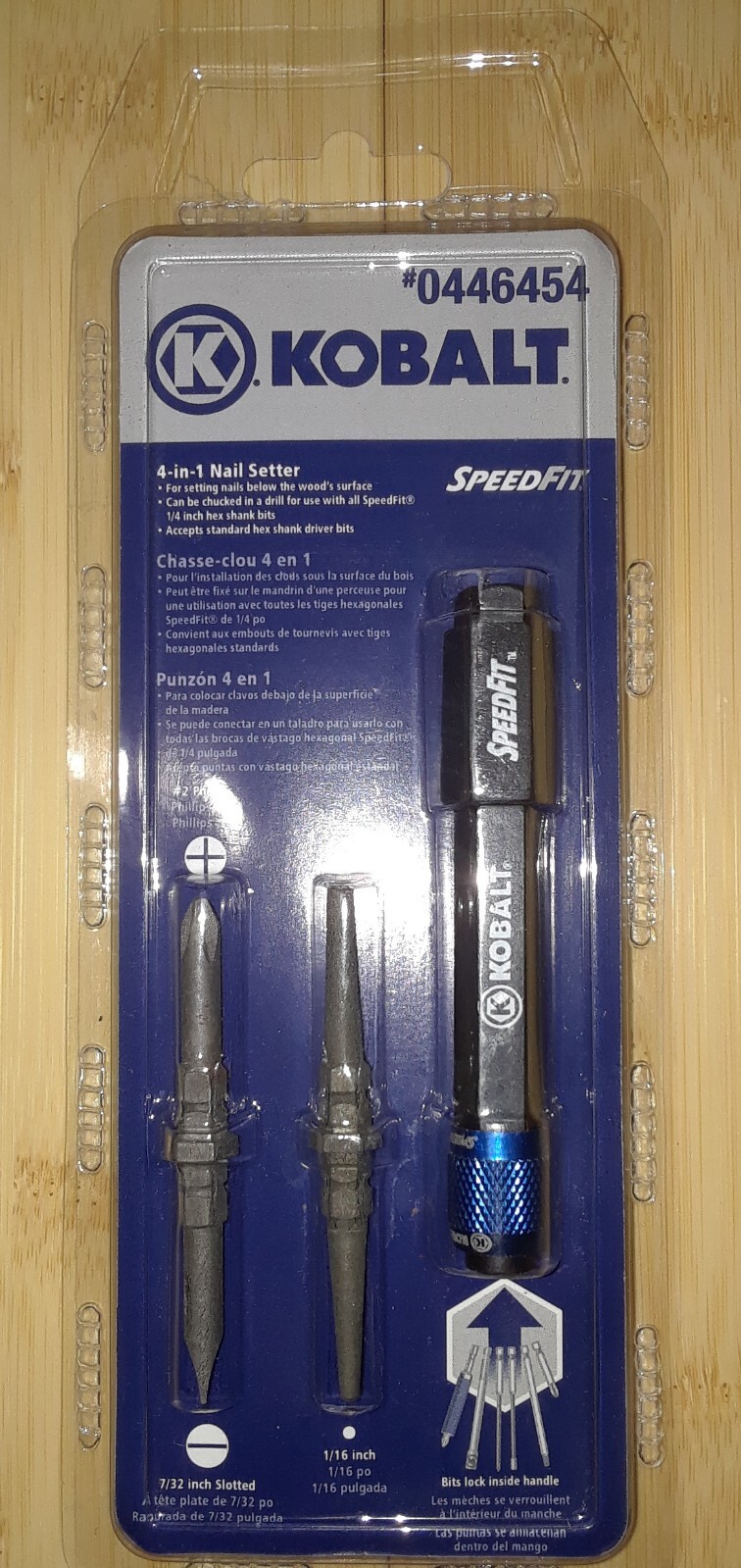 New Kobalt 4-in-1 Nail Setter With Speedfit. Retail Item # 0446454 ...