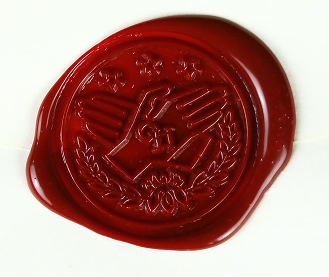 Violet Evergarden Wax Seal chapter Letter Envelope Cosplay Prop Collect ...
