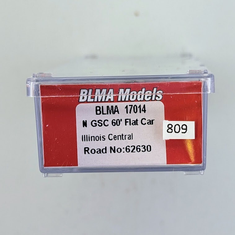 BLMA 17014 N Scale GSC 60' Flat Car - Illinois Central #62630 | eBay