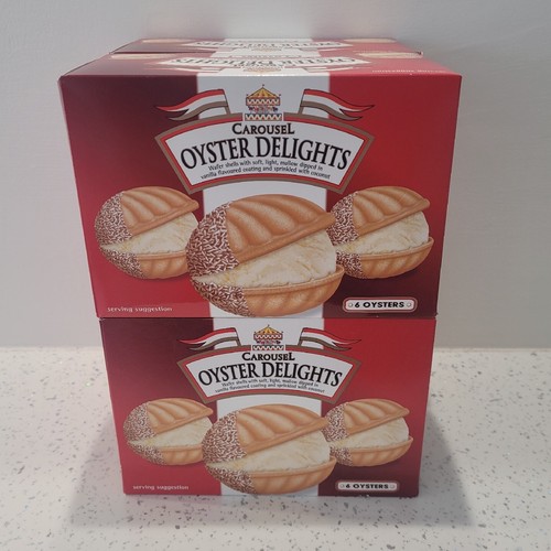 Carousel Ice Cream Wafer Oyster Delights (4 Packs Of 6) x24 | eBay UK