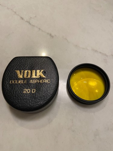 Volk Double Aspheric 20D lens Amber/Yellow | eBay