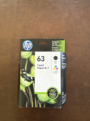 HP Original Ink 63 Black&Tri-color 2 Pack | eBay