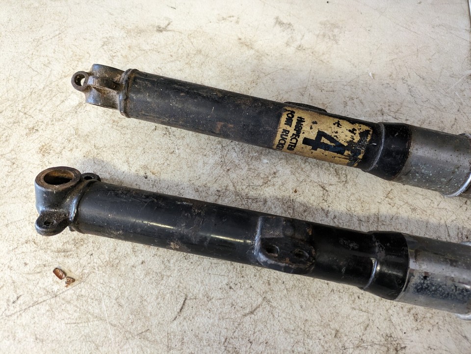 1969 BSA 441 B44VS Victor Special Front End Forks B44 Set OEM Triple ...