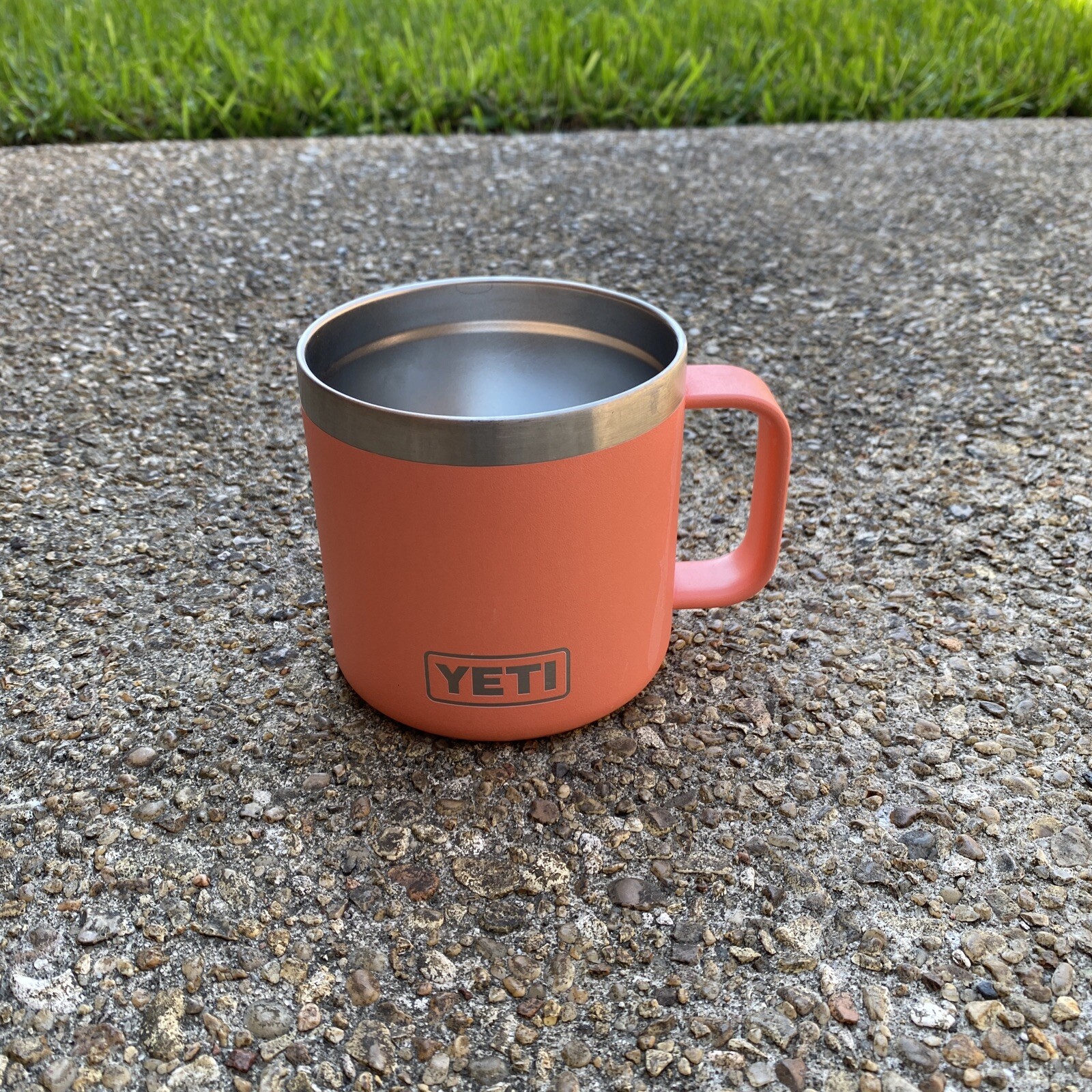 YETI Rambler CORAL 14 OZ Mug authentic RETIRED COLOR with no lid ...