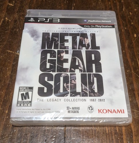 Metal Gear Solid: The Legacy Collection (PS3). Brand New, Sealed ...