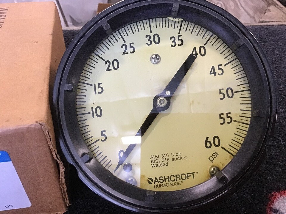 NEW ASHCROFT 45-1279-SSL-04L-60 PRESSURE GAUGE 451279SSL04L60 | eBay