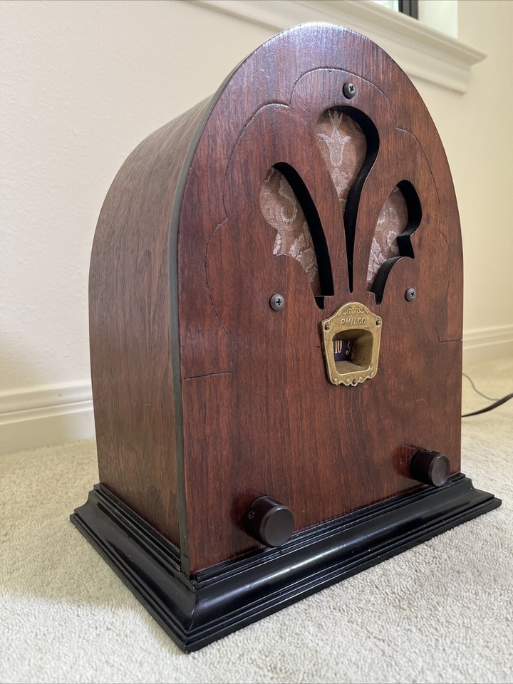 Philco Cathedral Style Radio 1930’s Refurbished Works Great | eBay