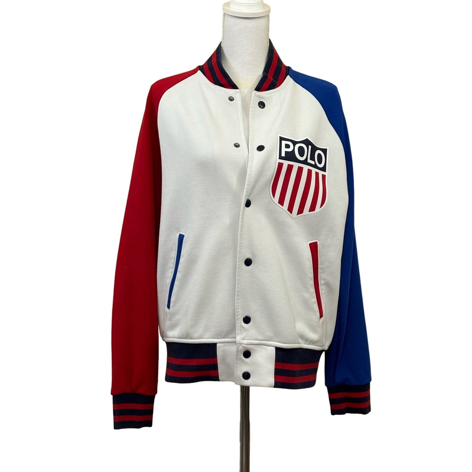 Polo Ralph Lauren USA varsity jacket, medium, Olympic… - Gem