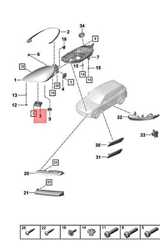 Genuine PORSCHE Cayenne 9YA Control Unit 95894159111 | eBay