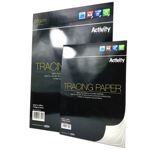A4 A3 Tracing Paper Drafting Copy Craft Trace Draw Designer Architect ...