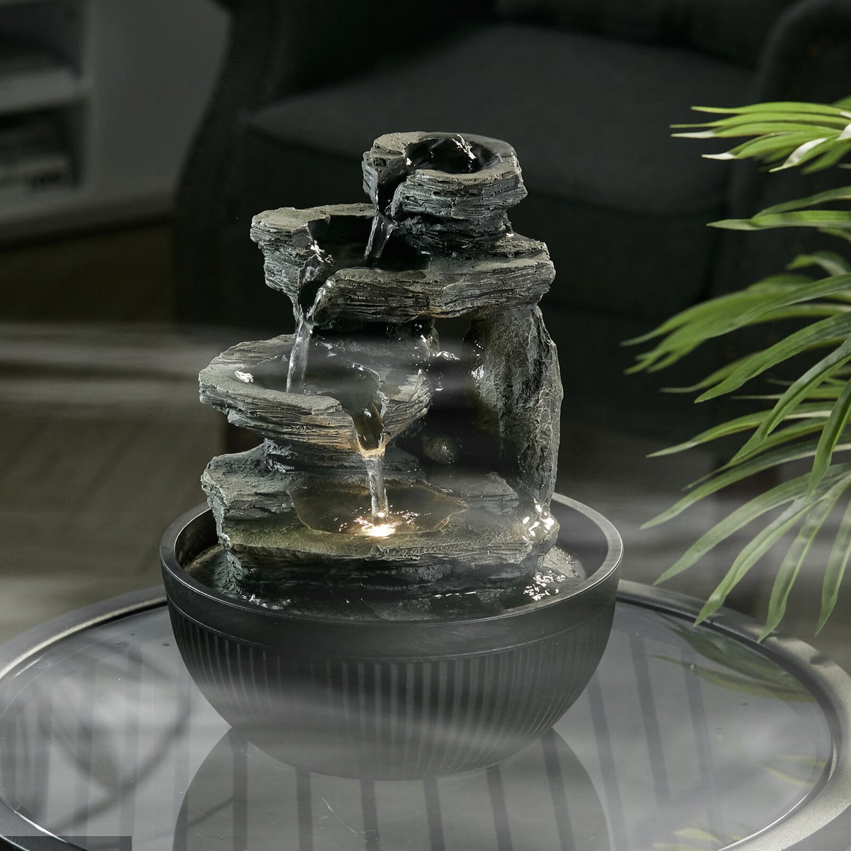 Glass Tabletop Fountain Valiant Table Top Indoor Water Fountain With