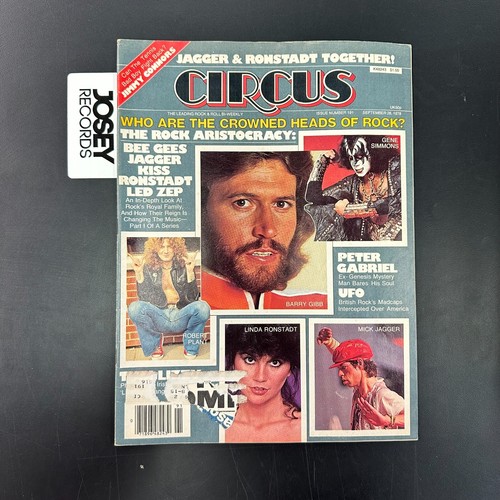 CIRCUS Magazine September 1978 Bee Gees, Stones, KISS, Led Zeppelin,UFO ...