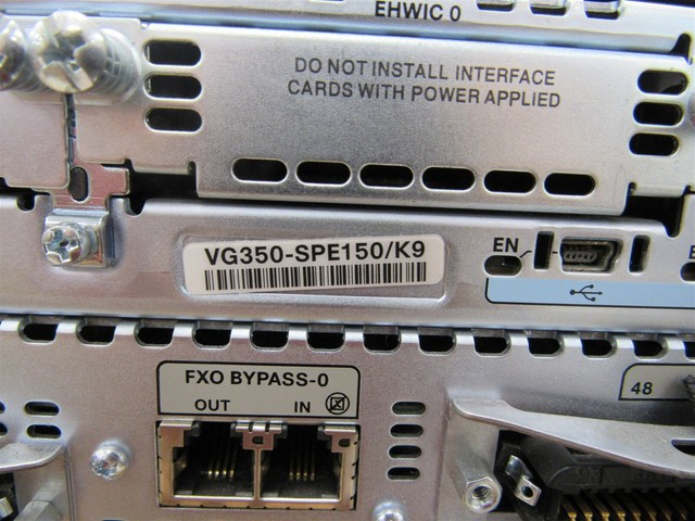 Cisco VG350 Rack-Mountable Analog Voice Gateway - Black (VG350-SPE150 ...