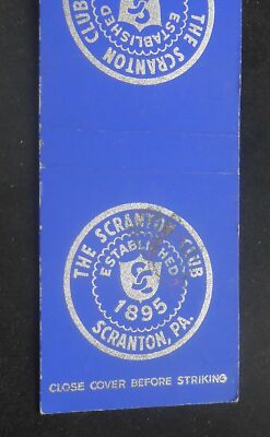 1940s The Scranton Club Established 1895 Scranton PA Lackawanna Co ...