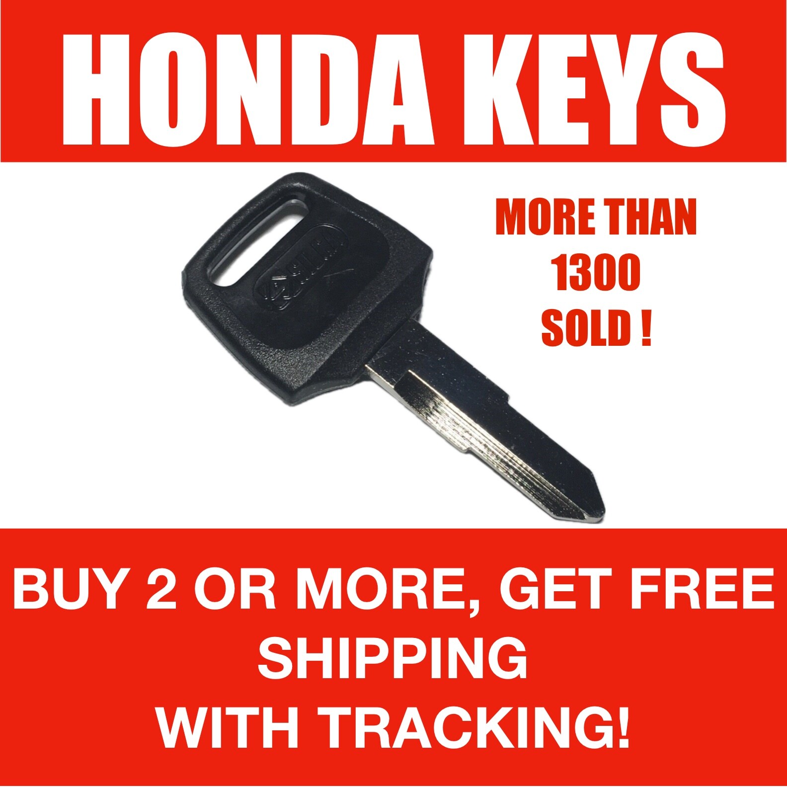 Honda Motorcycle ATV Pioneer key Cut to Code keys codes C00-C99 and D00 ...