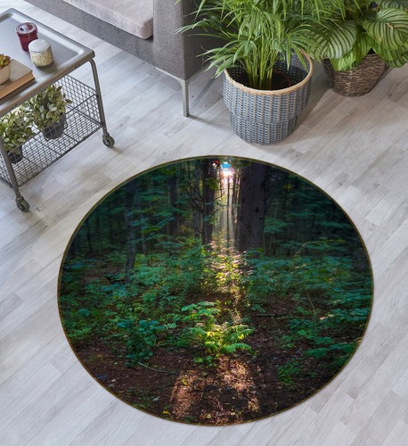 3D Forest Light ZHUA054 Game Non Slip Rug Mat Photo Carpet Jerry LoFaro ...