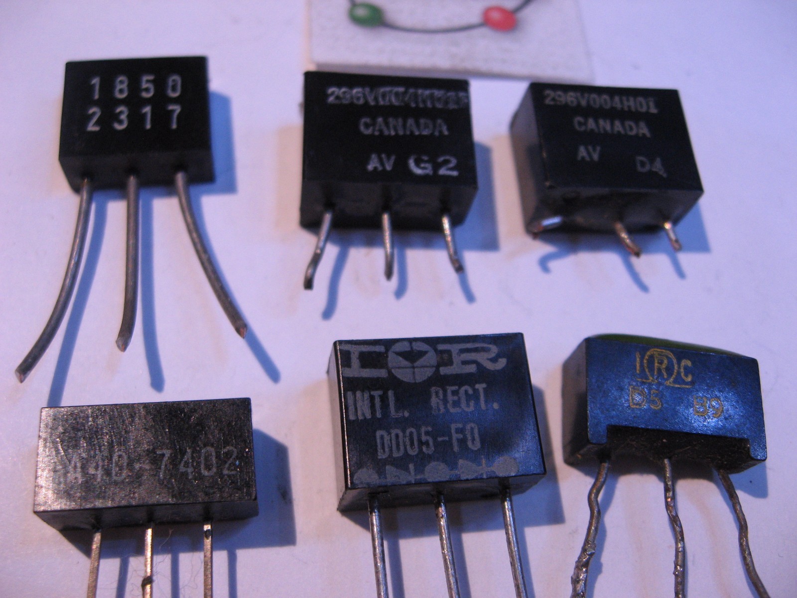 Dual Diode Rectifier Television TV Repair Assorted - Vintage Used Pulls ...