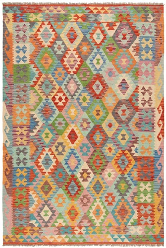 Kelim Afghan Handwoven Oriental Carpet 296x202 Cm - Nomadic, Kilim ...