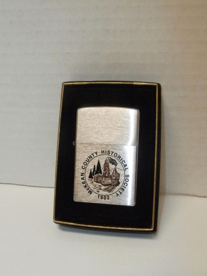 2002 MCKEAN COUNTY PA HISTORICAL ZIPPO LIGHTER ZIPLIGHT, OLD JAIL 2X GRAPHICS | eBay