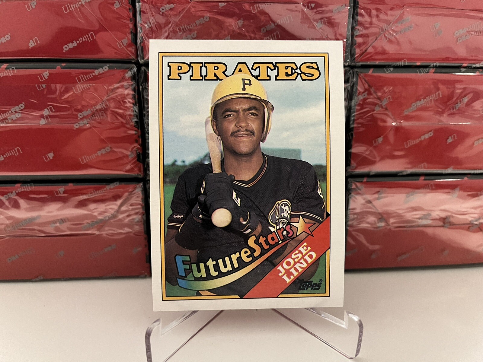 1988 MLB Topps Jose Lind #767 Future Stars Rookie Card - Pulled From ...