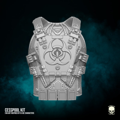 Cesspool Eco Warriors custom vest for GI Joe Classified and other ...