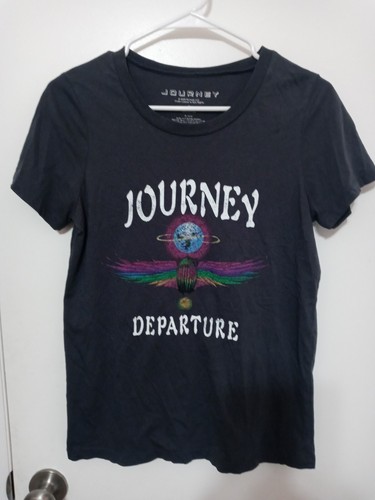 Journey T-Shirt Medium Gray Departure Rock Band Concert Tour Merch ...