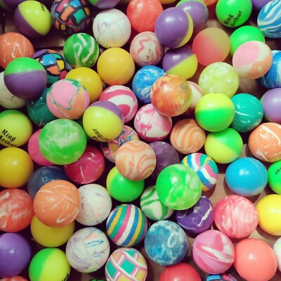 100 Assorted Superballs Lot Approximately 1" Each | eBay
