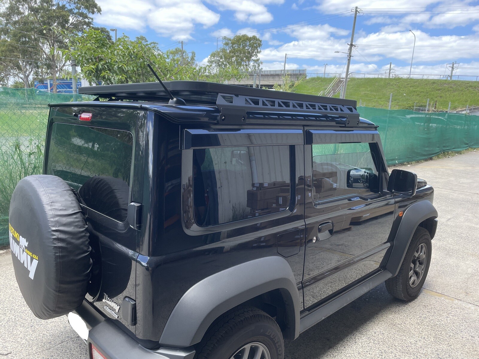 Premium Weathershields fit Suzuki Jimny GJ 2018- Onwards Tinted Black ...