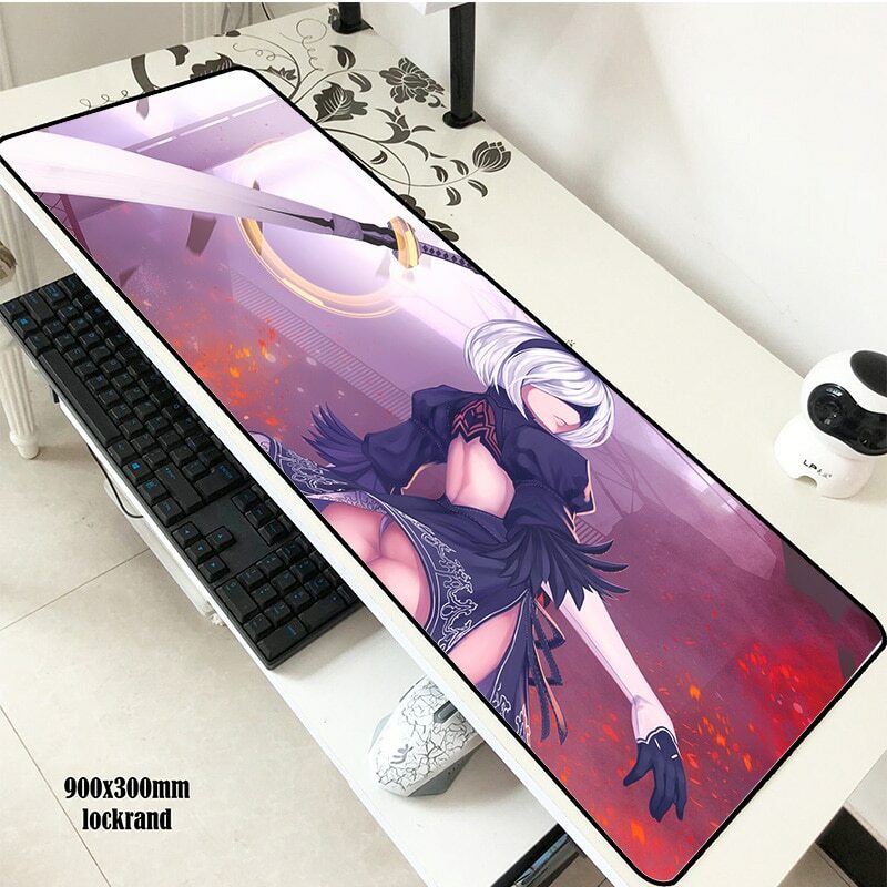 NieR Automata 2B Best Girl Giant 900x300 Mouse Mat Pad Waifu Anime ...