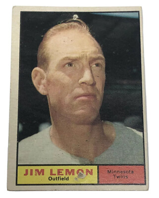 1961 Topps Baseball - #450 Jim Lemon | eBay