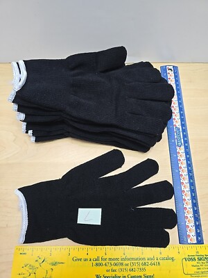 7 pr 590 Series Body Guard Gloves 13g Acrylic Spandex Liner Work Safety ...